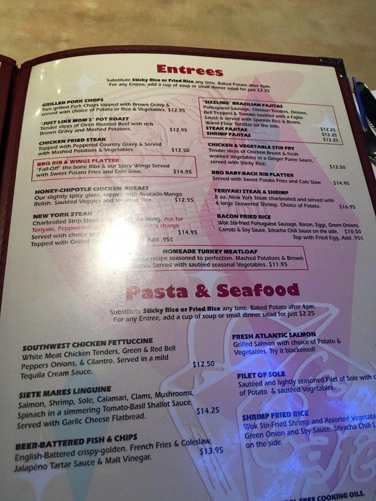 Menu at Diner On Main restaurant, Alhambra