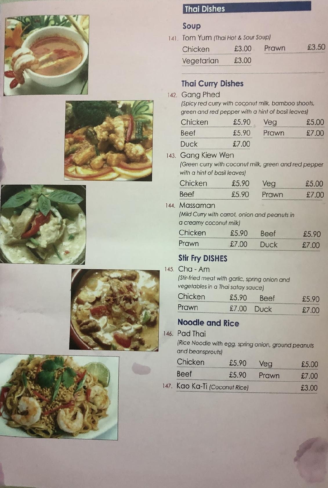 Menu at Happy House Chinese Munchy Box restaurant, Aberdeen