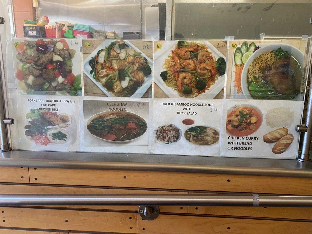 Menu at Hello Sandwich & Noodle restaurant, San Francisco