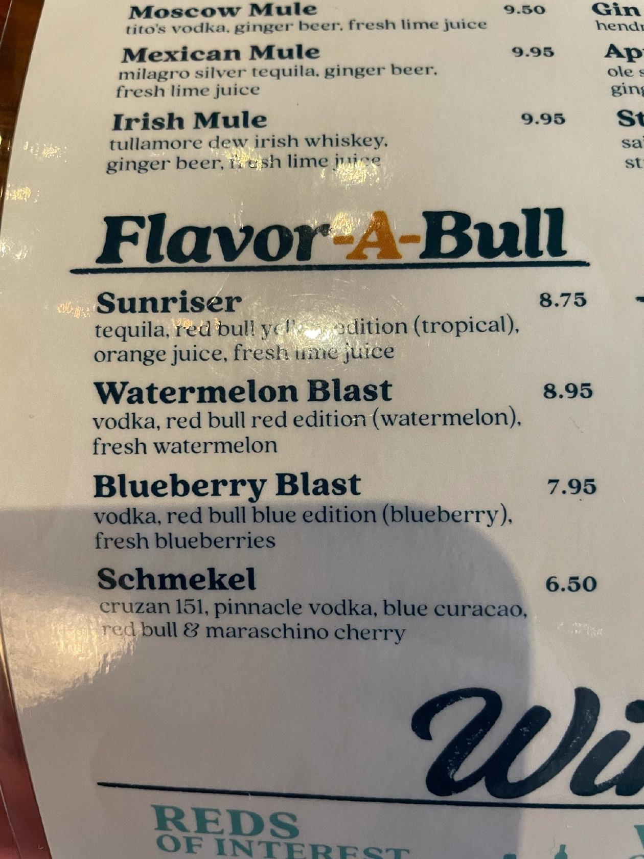 Menu at Hickory Tavern pub & bar, Morrisville, Village Market Place