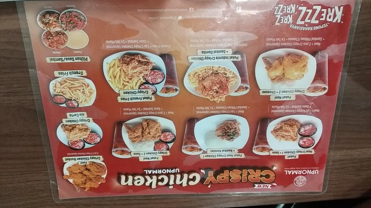 Menu at Upnormal Coffee Roasters Raden Saleh cafe, Jakarta, Jl. Raden ...