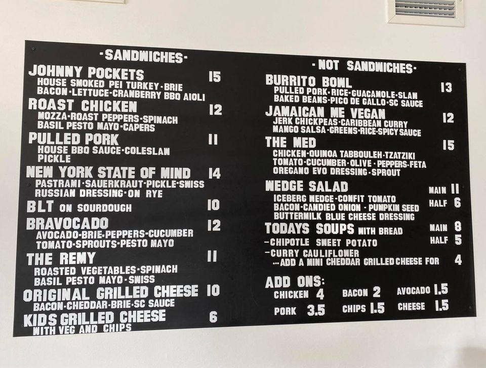 Menu at South Central Kitchen & Provisions restaurant, Summerside