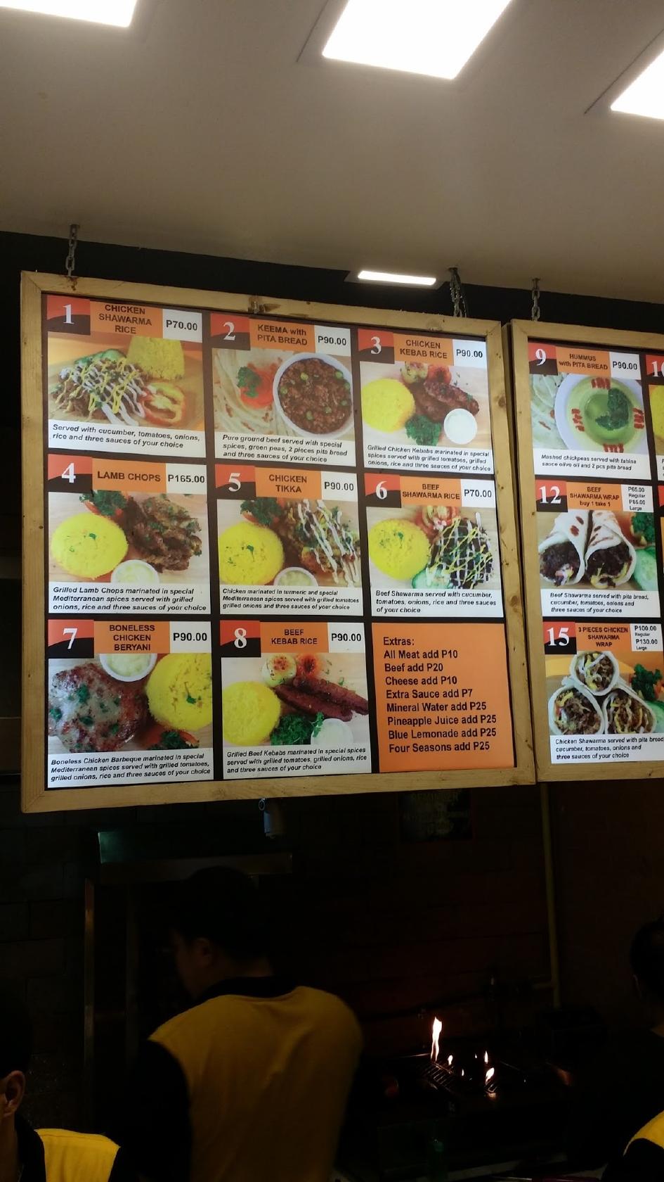Menu at The Shawarma Shack - SM City Lipa restaurant, Lipa, 10 Ayala Hwy