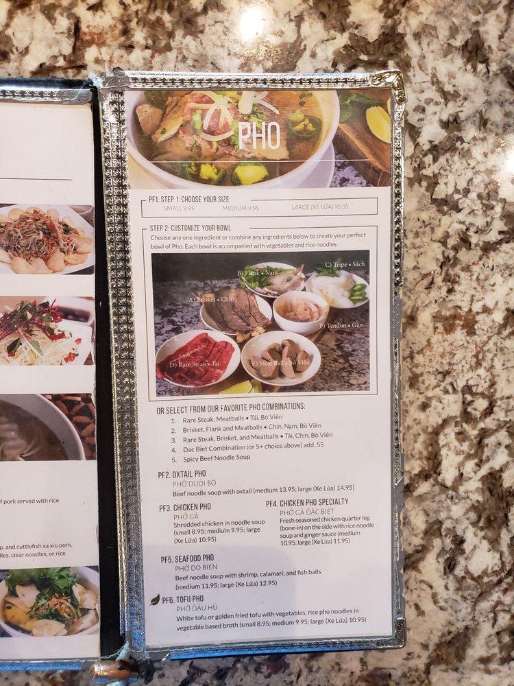 Menu at Pho Factory restaurant, Lincoln, 940 N 26th St #206