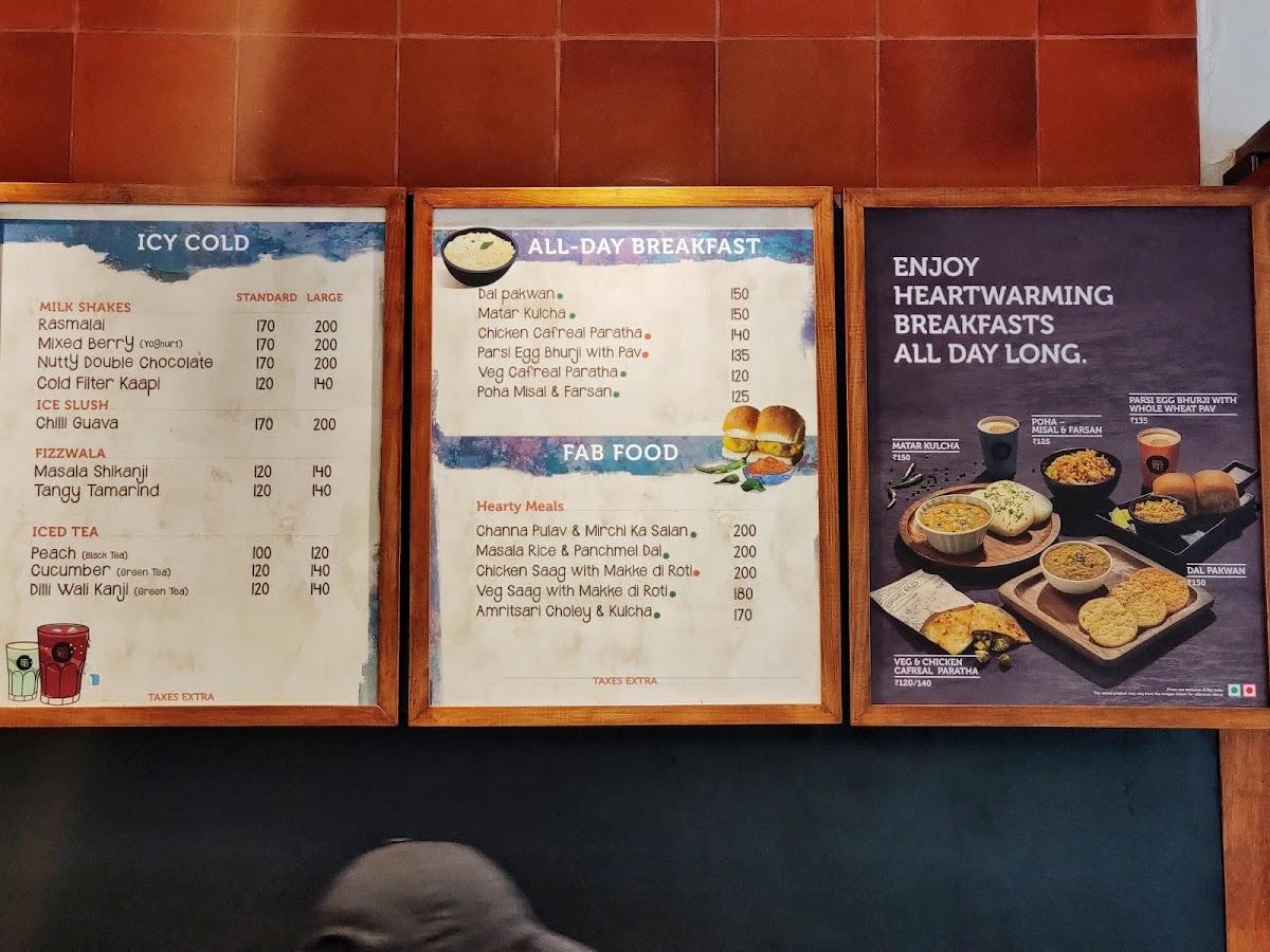 Menu at Qmin Cafe, Bengaluru, Challamma Complex