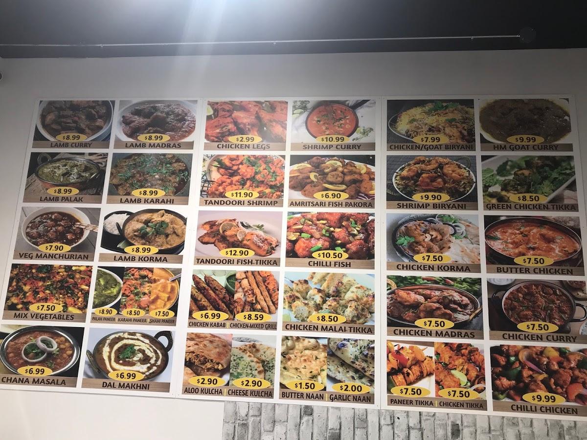Menu at Namaskar Food & Take Out Restaurant, Brampton