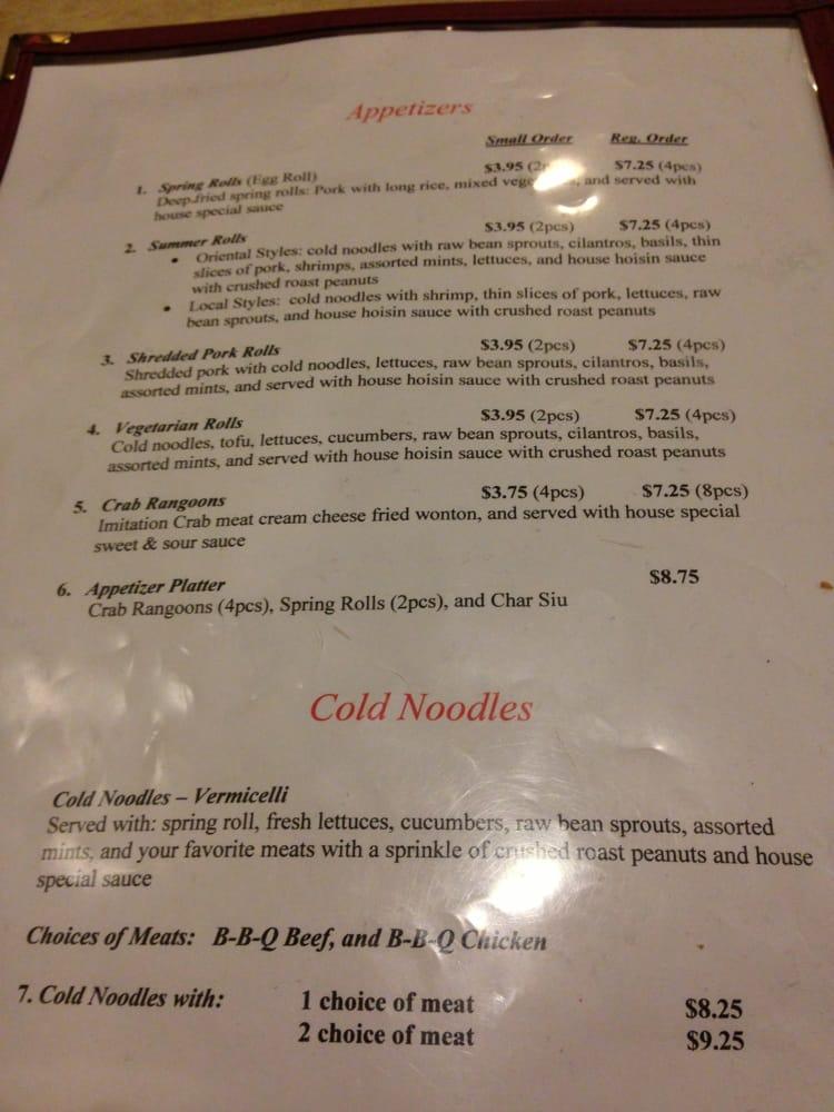 Menu at 1 Plus 1 Cafe, Hilo