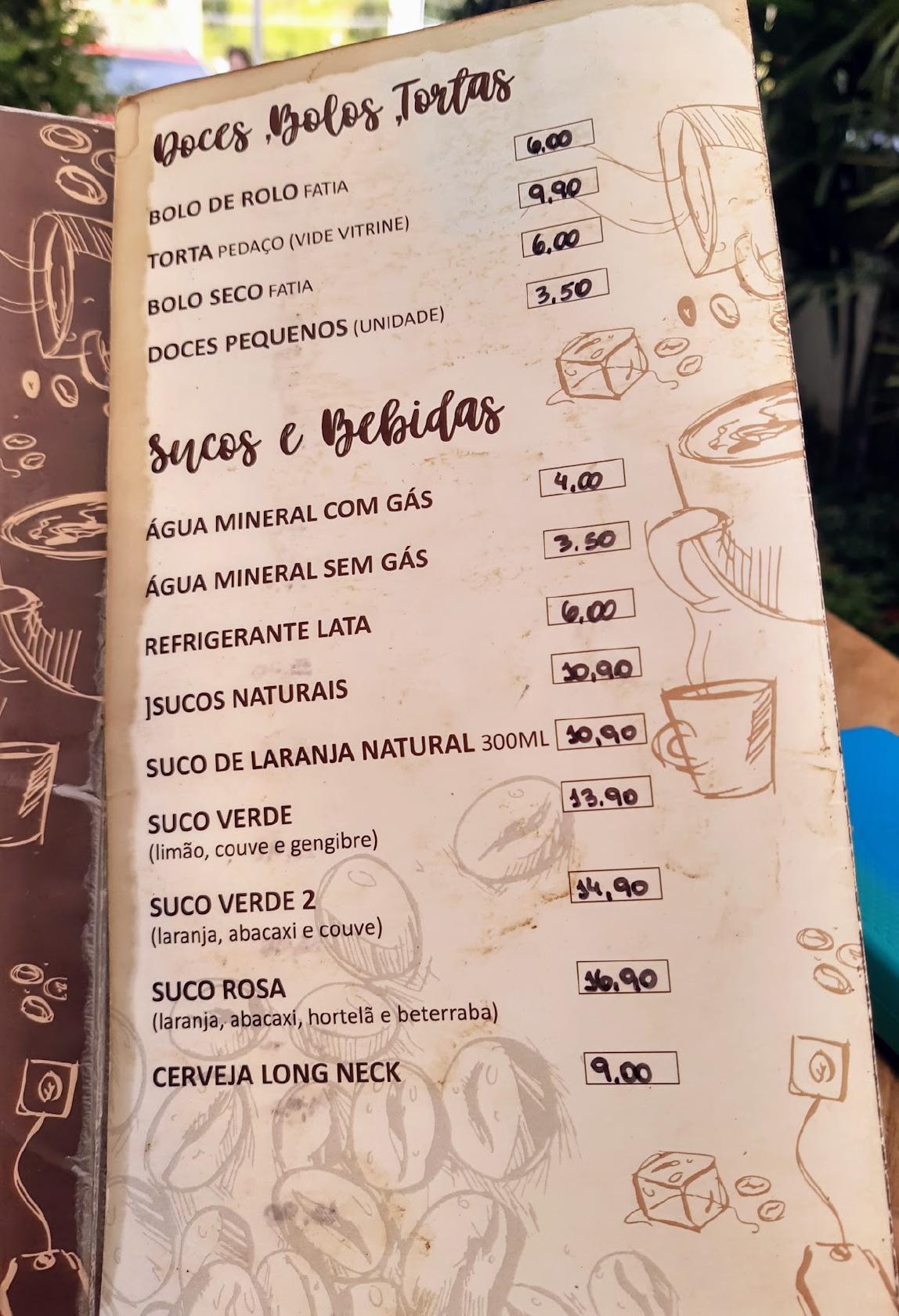 Menu em Café do Luka’s, Atibaia, Rodovia Fernão Dias