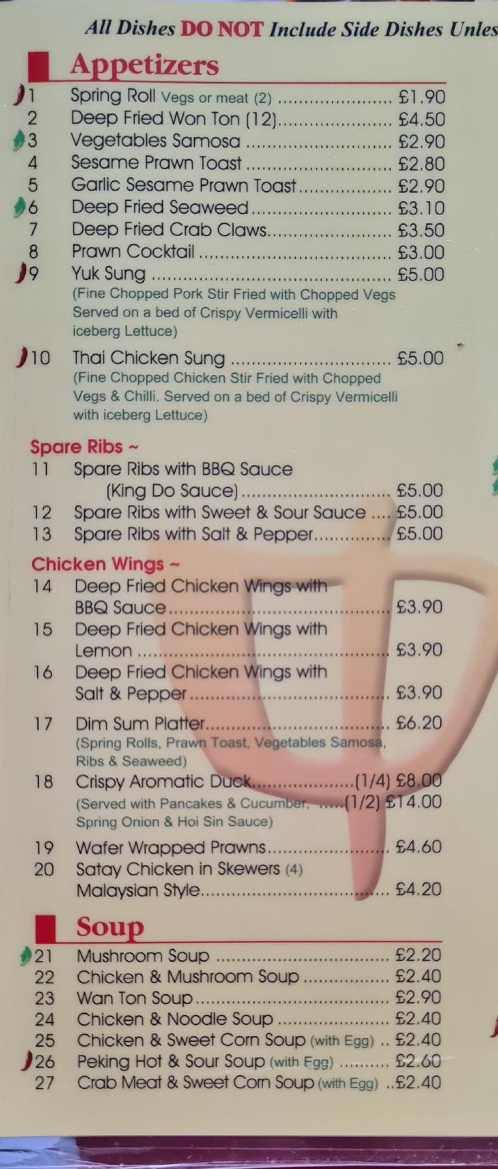 Menu at China Inn Chinese Takeaway B11 fast food, Birmingham, 775 ...