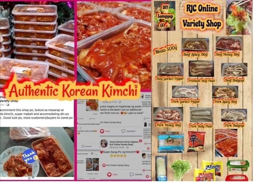 Menu at RJC Variety Shop, Taguig