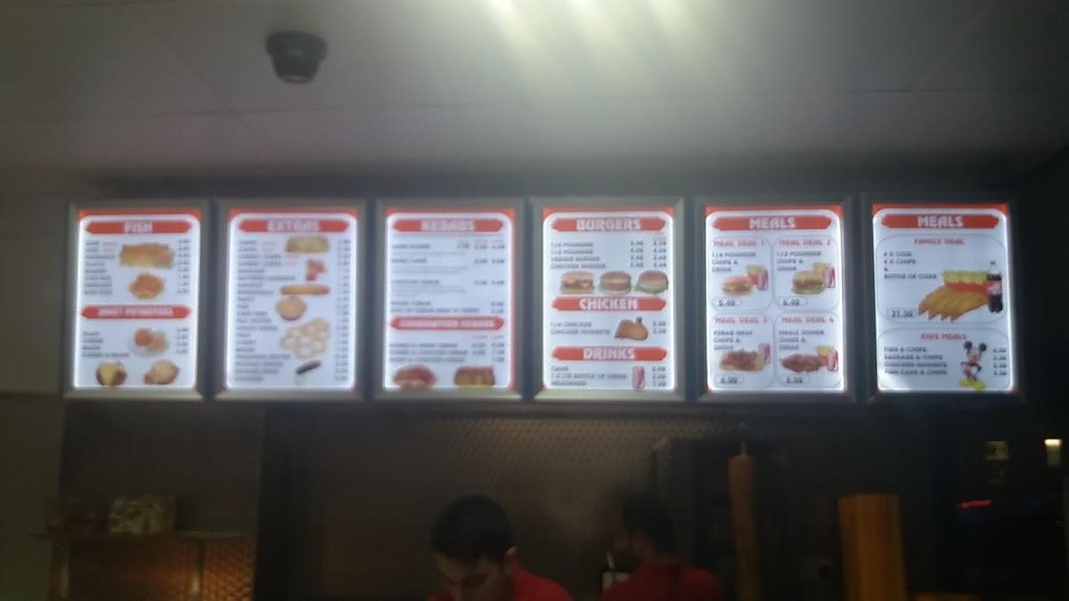 Menu at MARKET FISH AND CHIPS fast food, Newton Abbot