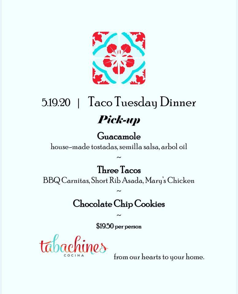 Menu at Tabachines Cocina restaurant, Fresno