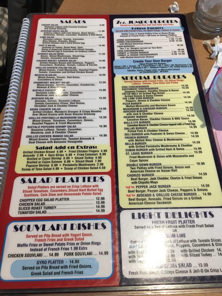 Menu at New Rochelle Diner restaurant, New Rochelle