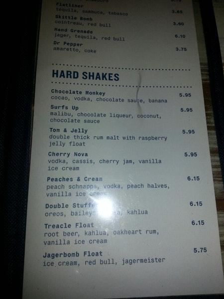 Menu at Giraffe restaurant, Castleford, Xscape