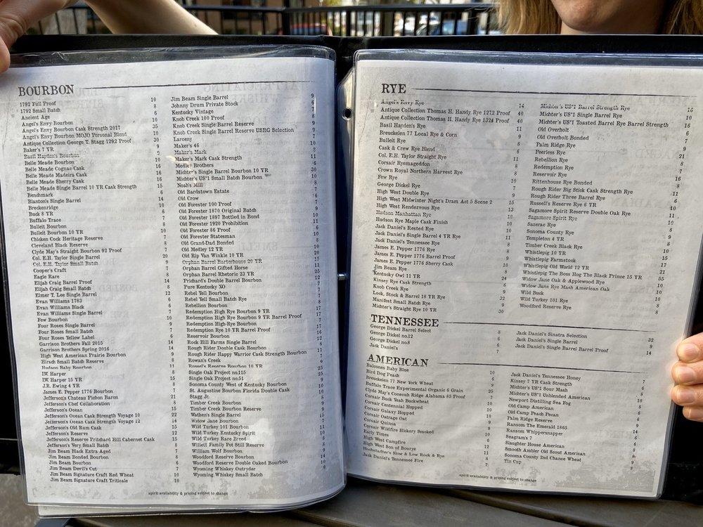 Menu at Mojo Federal Swine & Spirits BBQ, Lakeland