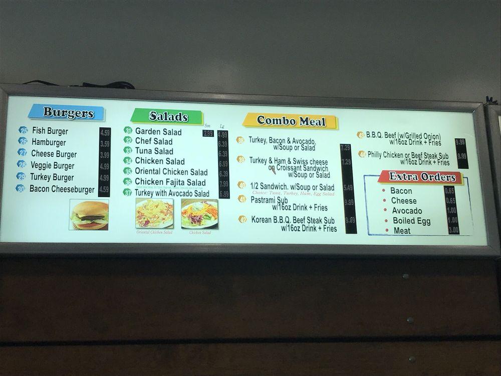 Menu at Hoops Deli restaurant, Gardena