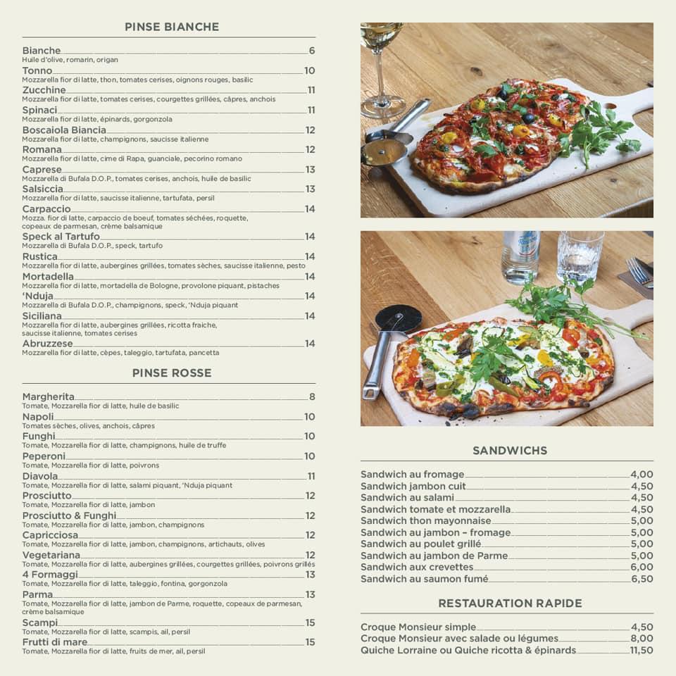 Menu at Panorama by Mike restaurant, Bertrange