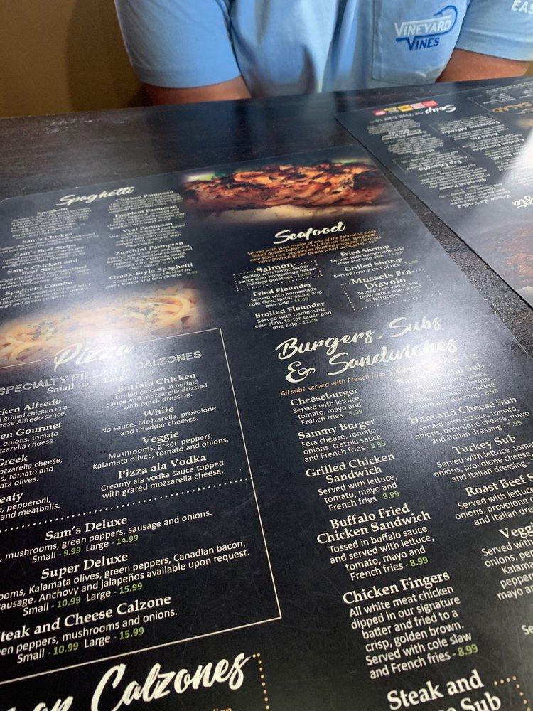 Menu at Sammio's Italian Restaurant, Hope Mills, N Main St