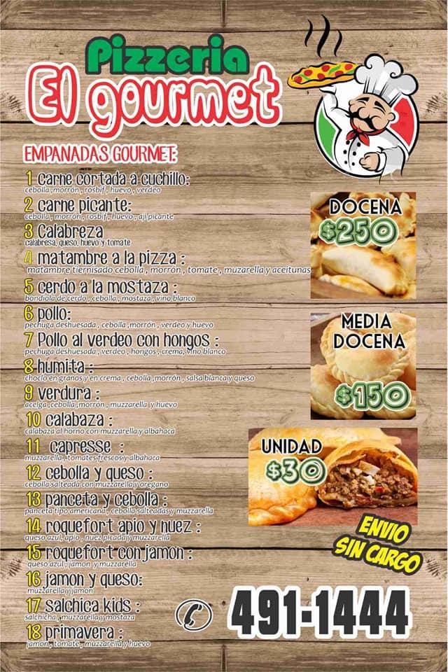 Menu at El Gourmet Ferrari restaurant, Mariano Acosta