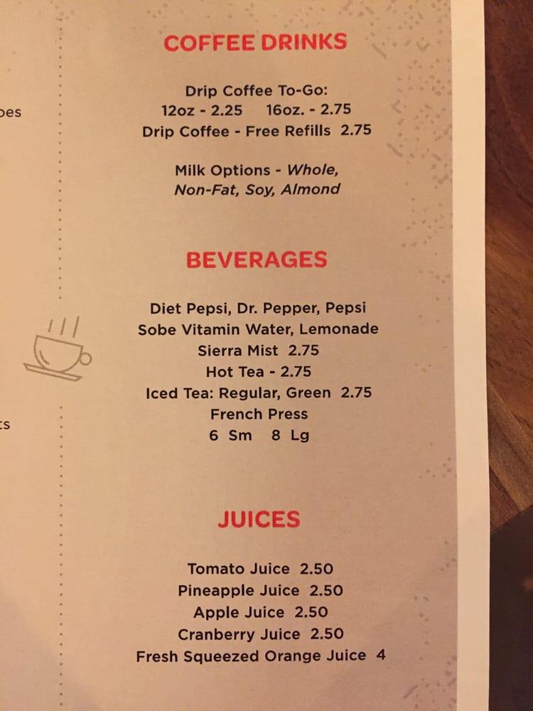 Menu at Noosh Nosh pizzeria, Louisville