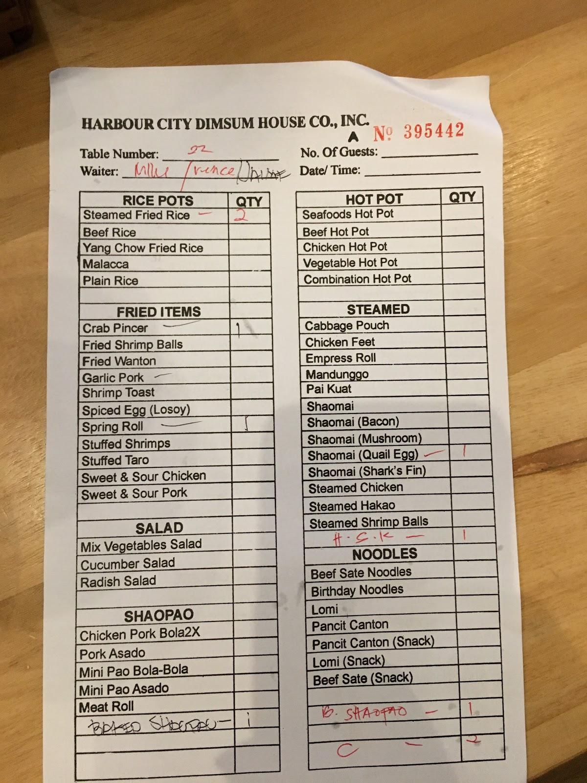 Menu at Ding How - Robinsons Galleria restaurant, Cebu City, 8W36+GP8