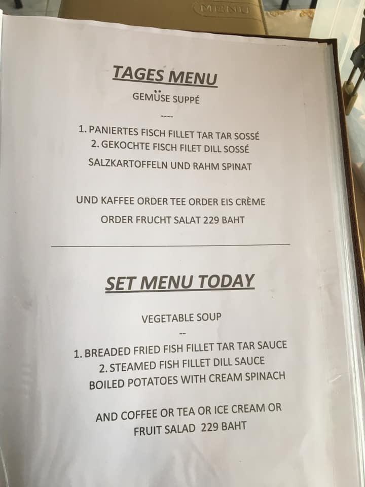 Menu at Samis International Restaurant, Pattaya City, 40/75 m.13 ...