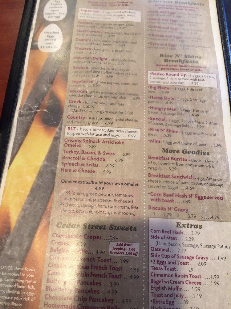 Menu at Silver Grill Family Restaurant, Imlay City