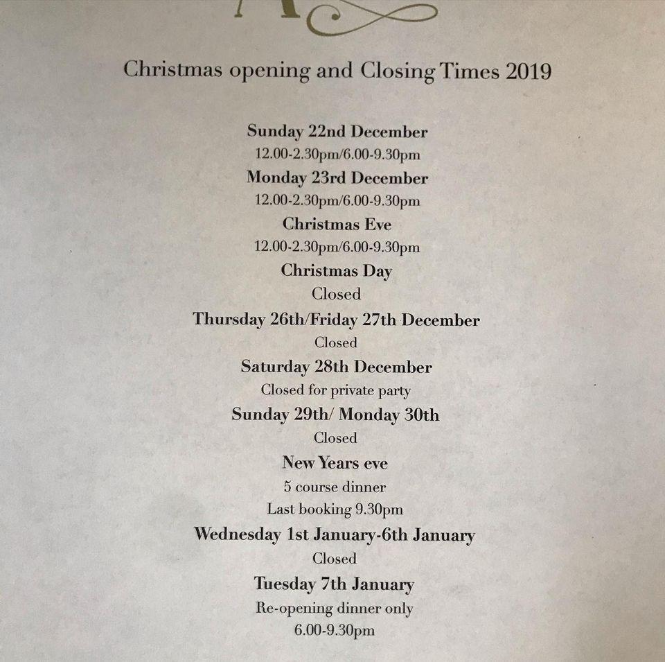 Menu at The Arbury Baldock restaurant, Baldock