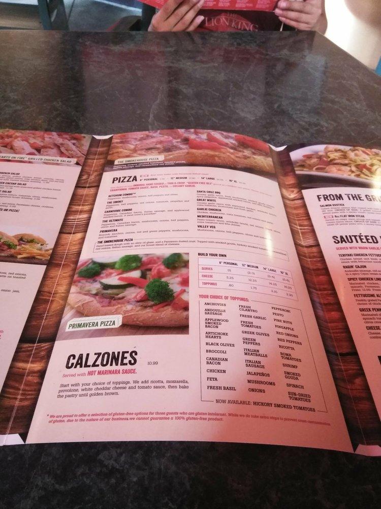 Menu at Smoky Mountain Pizzeria & Grill, Nampa