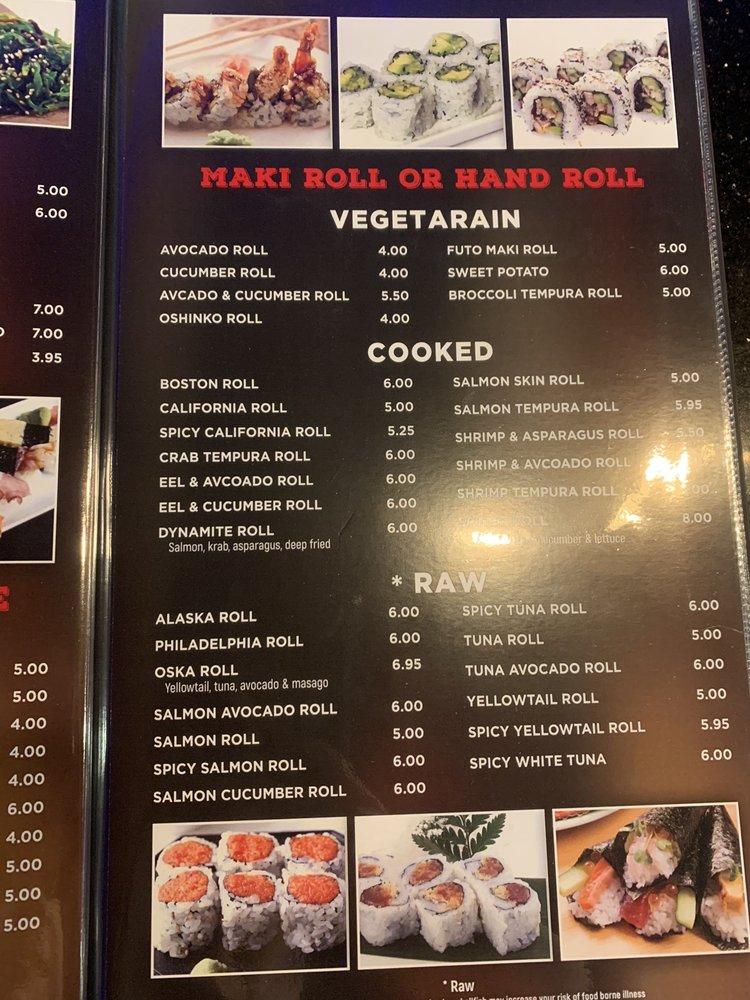 Menu at Ako Sushi & Seafood restaurant, Titusville