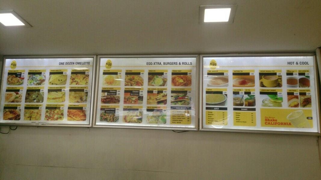 Menu at Egg Stop, Ernakulam, Kaloor - Kadavanthara Rd