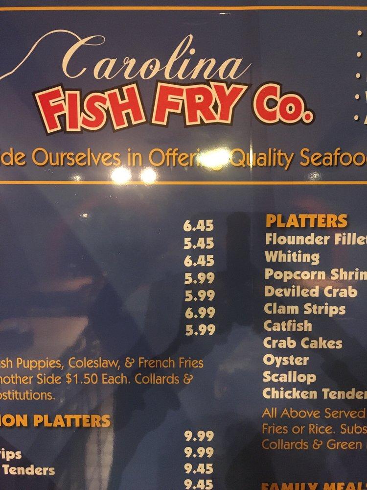 Menu at Morgans' Seafood restaurant, Wilmington