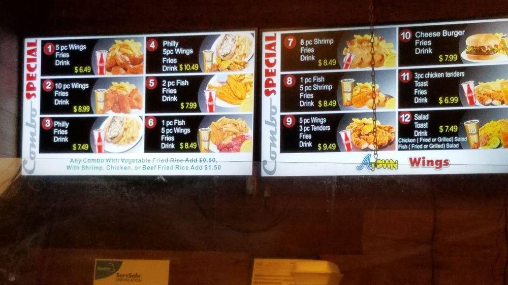 Menu at A TOWN WINGS restaurant, Augusta, Mike Padgett Hwy