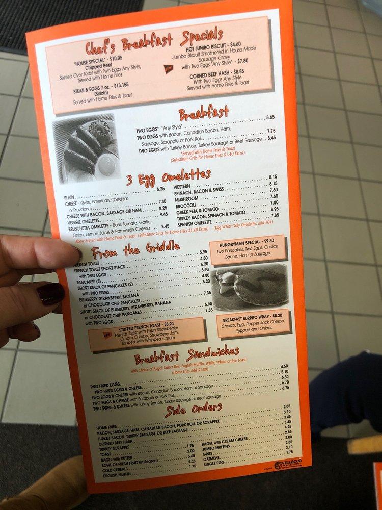 Menu at Perry's Cafe & Deli, Atlantic City