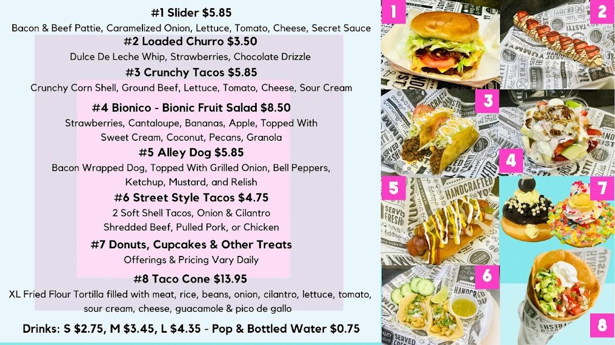 Menu at One Tasty Treat desserts, Pine Island