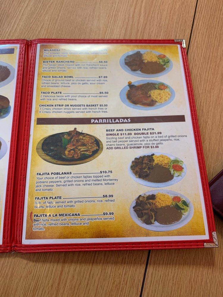 Menu at El Mana' Taqueria restaurant, Houston, Imperial Valley Dr Ste 700