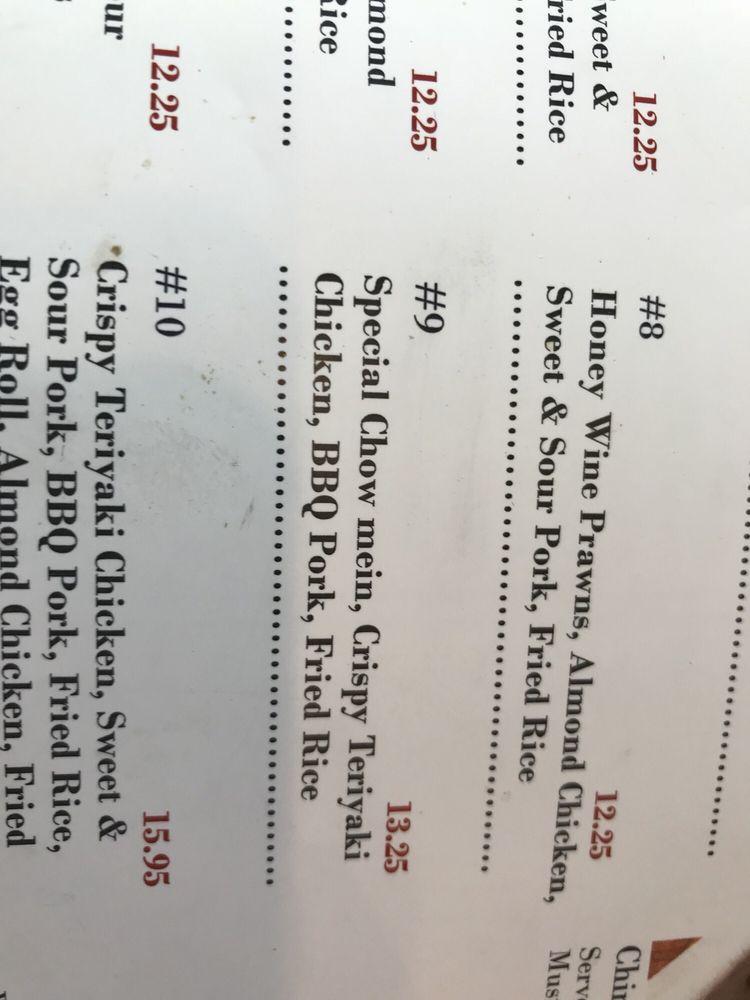 Menu at Red Dragon Northside restaurant, Spokane, E Diamond Ave