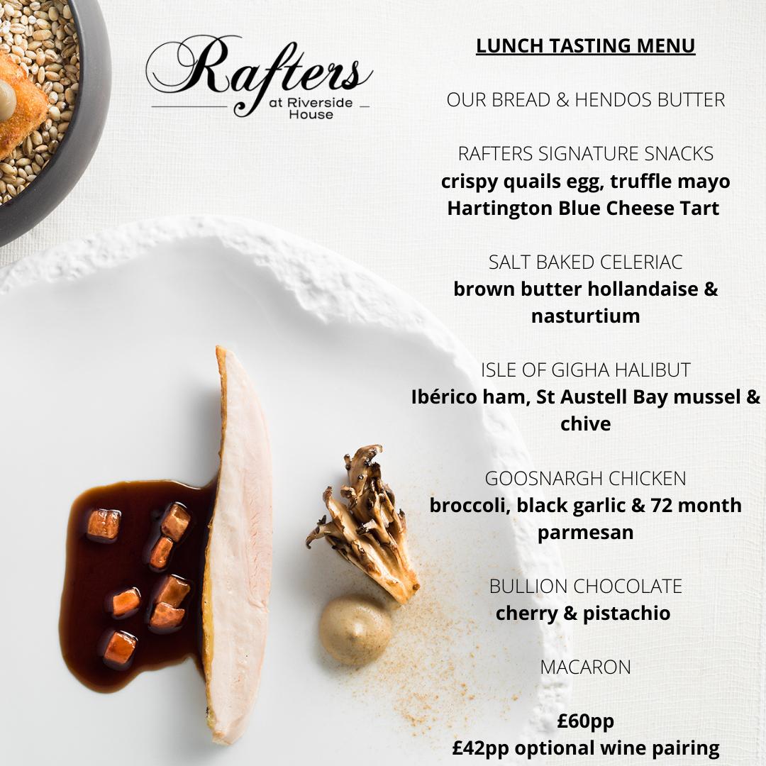 Menu at Riverside House Hotel restaurant, Bakewell, Fennel St
