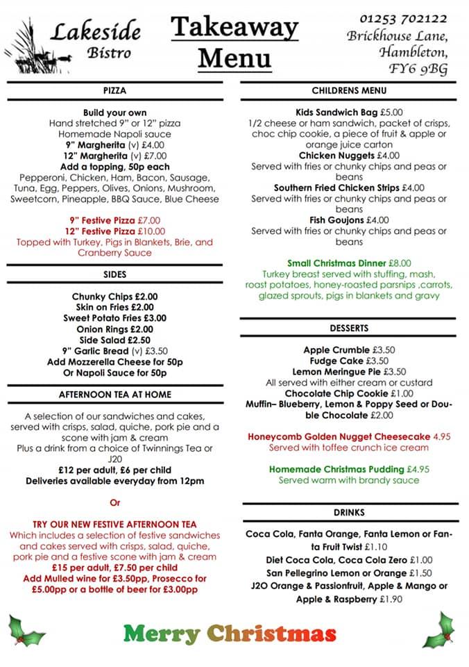 Menu at Lakeside Kitchen, Hydrotherapy Pool & Sensory Room restaurant ...