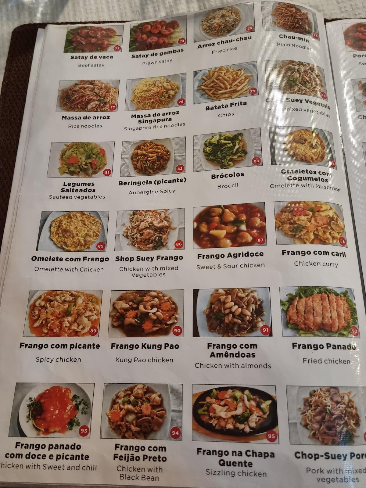 Menu em Xin Yuan Chinees Restaurant, Monte Gordo