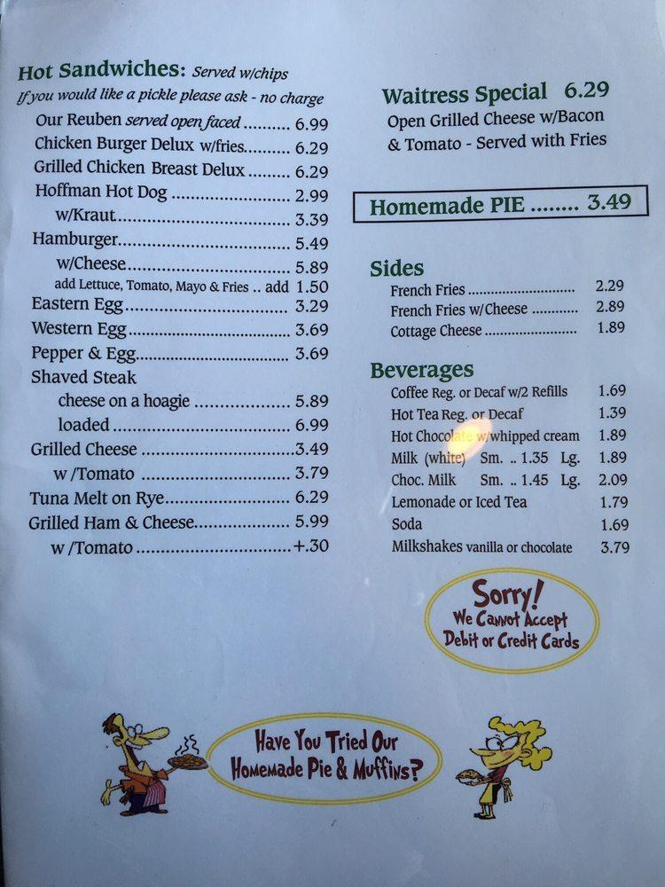 Carta del restaurante Carl's Kountry Kitchen, Siracusa