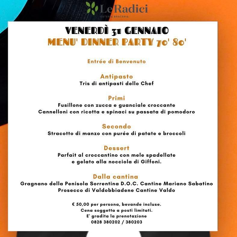 Menu da Le Radici Ristorante, Battipaglia