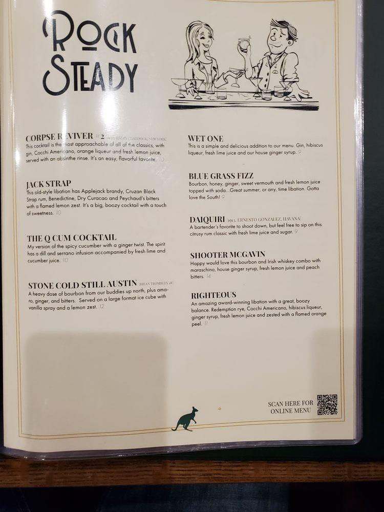 Menu at Rock and Rye pub & bar, San Antonio, La Cantera Pkwy #103