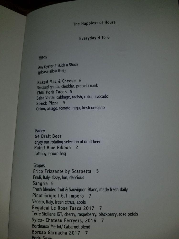 Menu at Coolinary and the Parched Pig pub & bar, Palm Beach Gardens