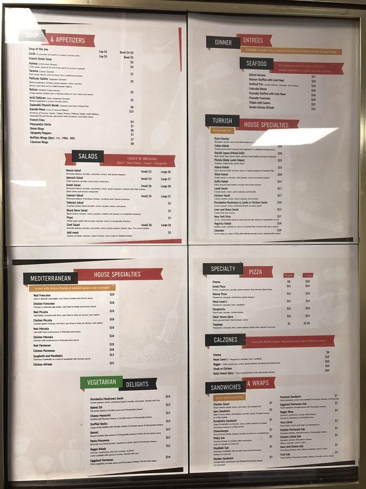 Menu at Mayflower Cafe, Virginia Beach, 209 34th St