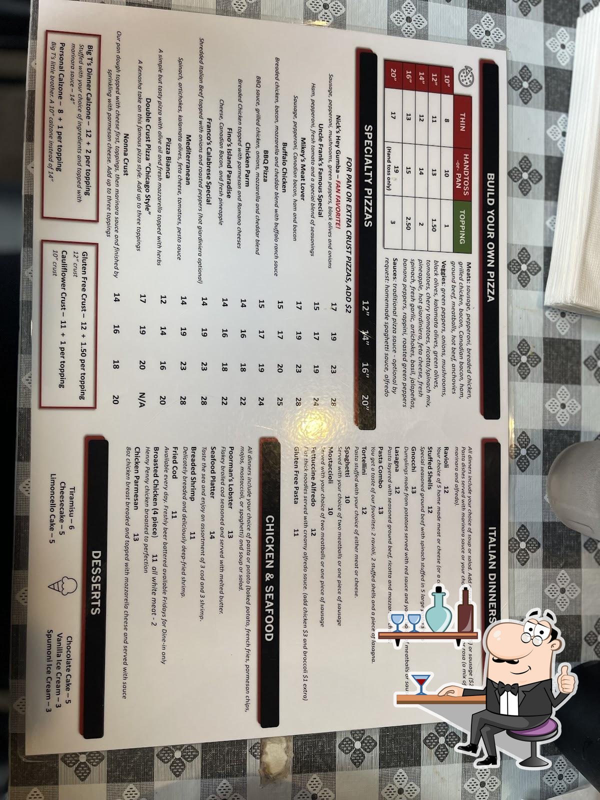 Ruffolo's Special Pizza 2, Kenosha - Restaurant menu, prices and reviews