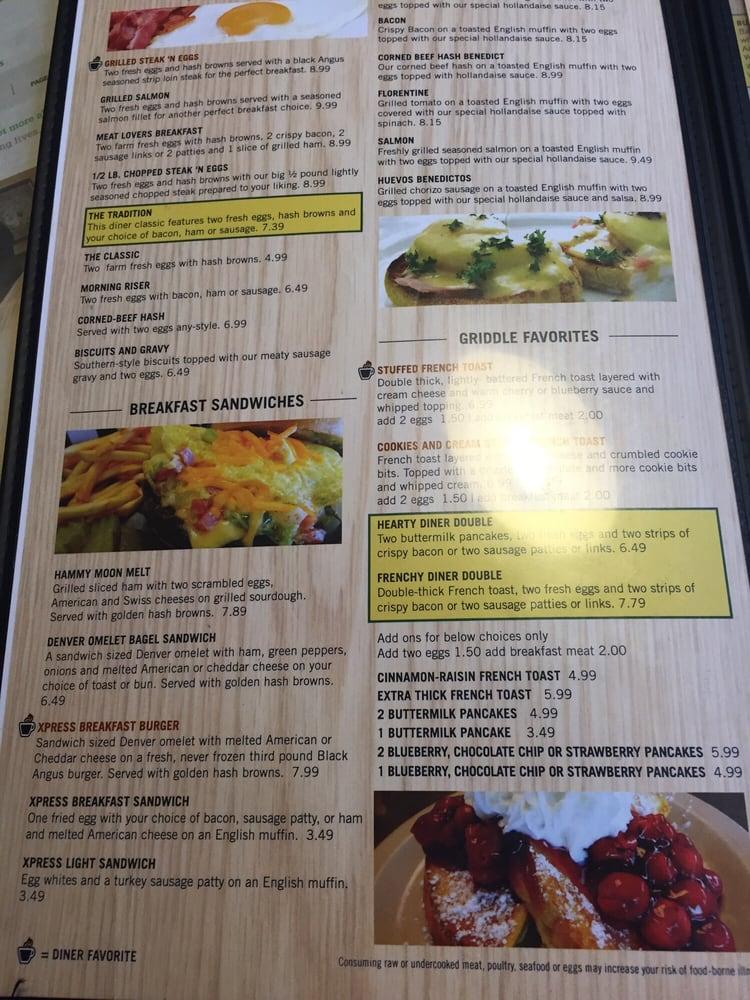 Menu at Little Diner Xpress restaurant, Appleton