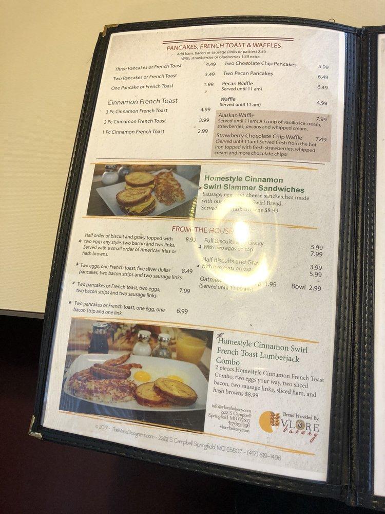Menu at Red Apple Restaurant, Portage, E Wisconsin St