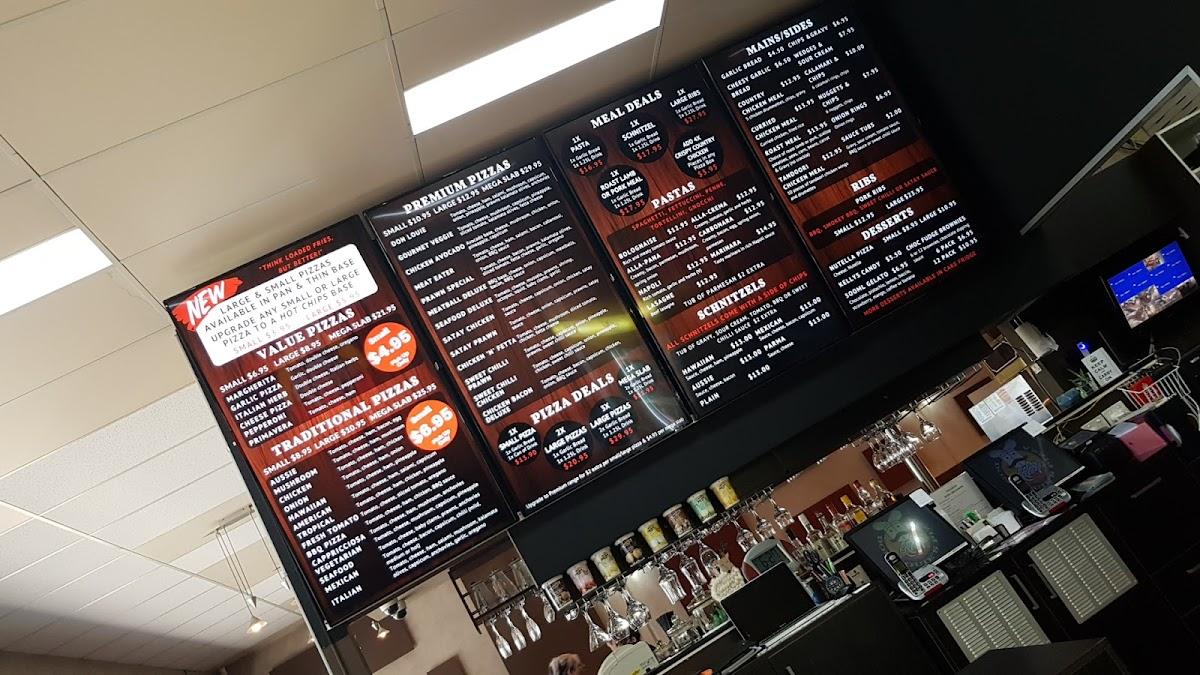 Menu at Pizza HQ Traralgon pizzeria, Traralgon