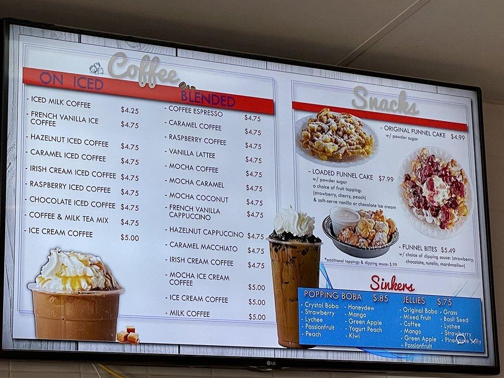Menu at Tea Cup pub & bar, Arlington